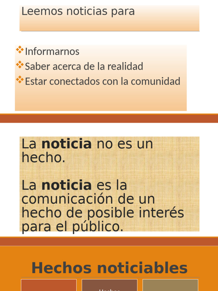 Estructura y Función de la Noticia | PDF