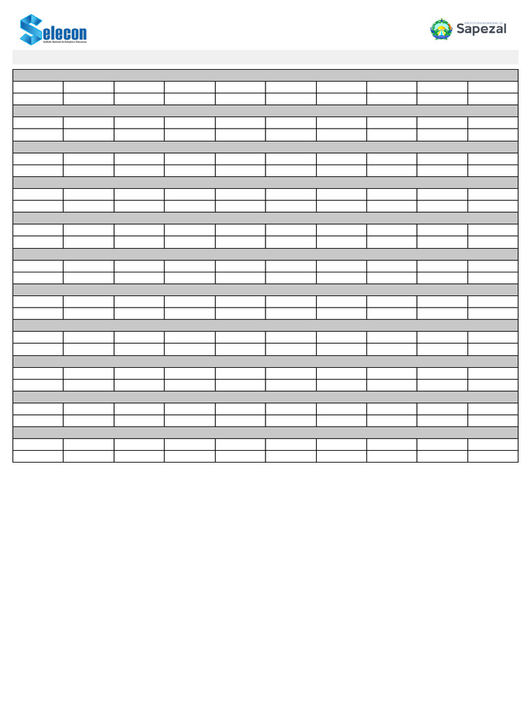 Selecon 2024 Prefeitura de Sapezal MT Professor Nivel 1 Com Habilitacao em Matematica Gabarito | PDF