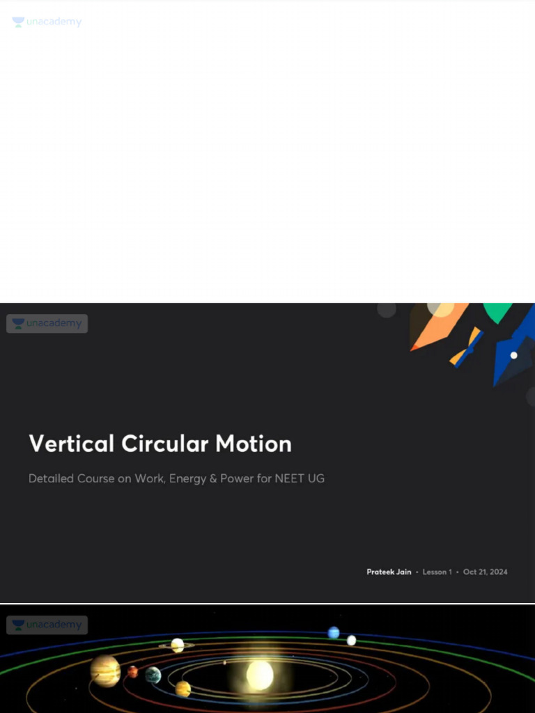Vertical Circular Motion With Anno | PDF