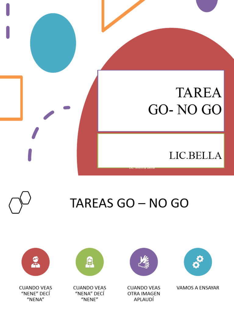 Tareas Go-No Go para Ensayo | PDF