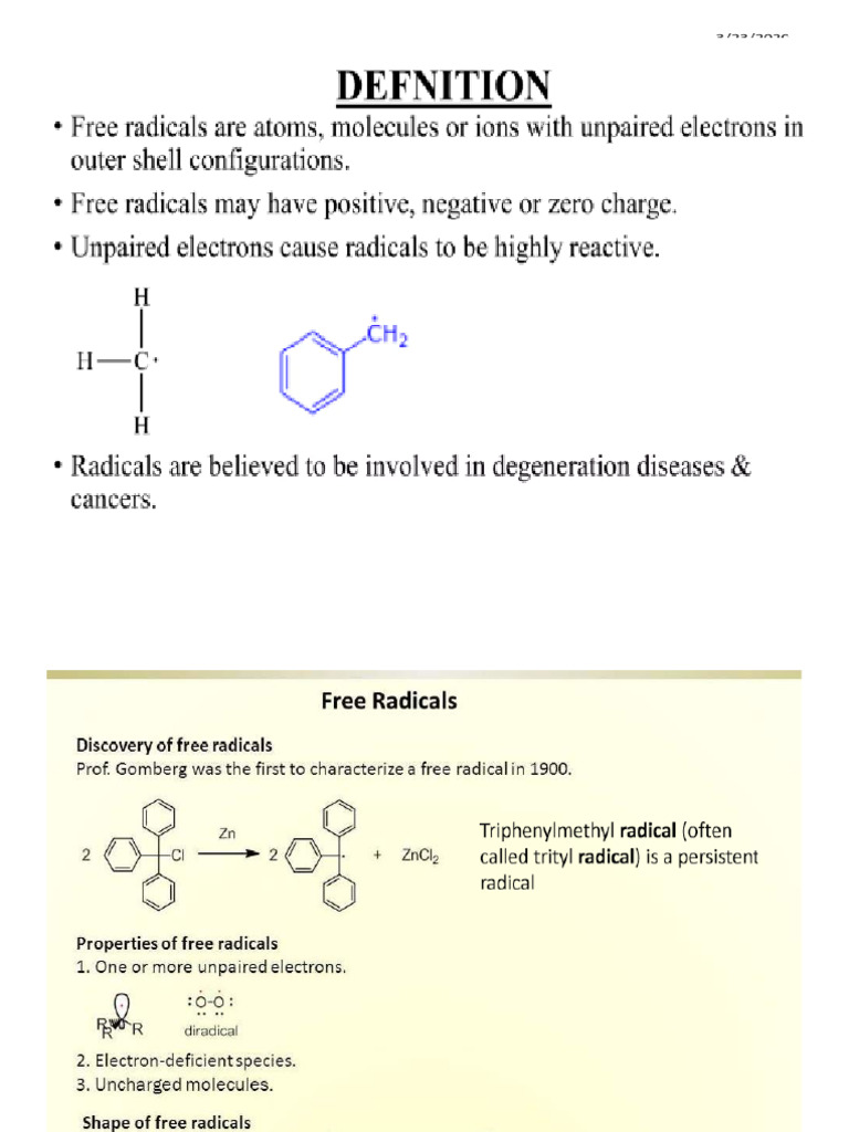 Free Radical | PDF