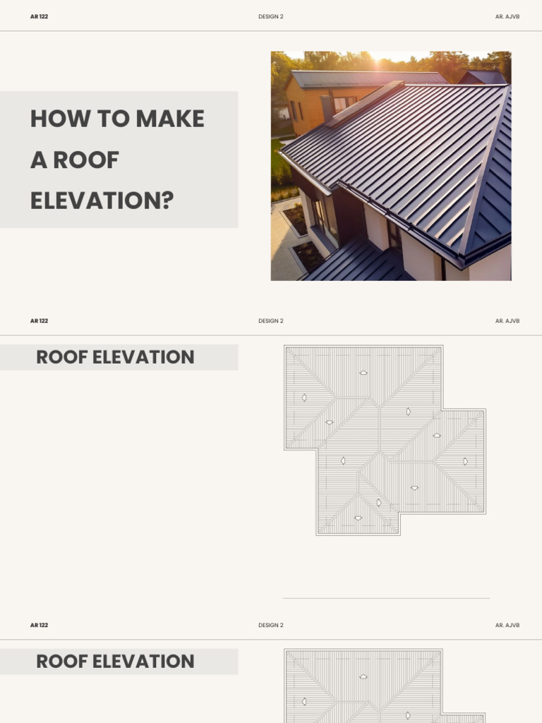 Roof Elevation Design Guide AR 122 | PDF