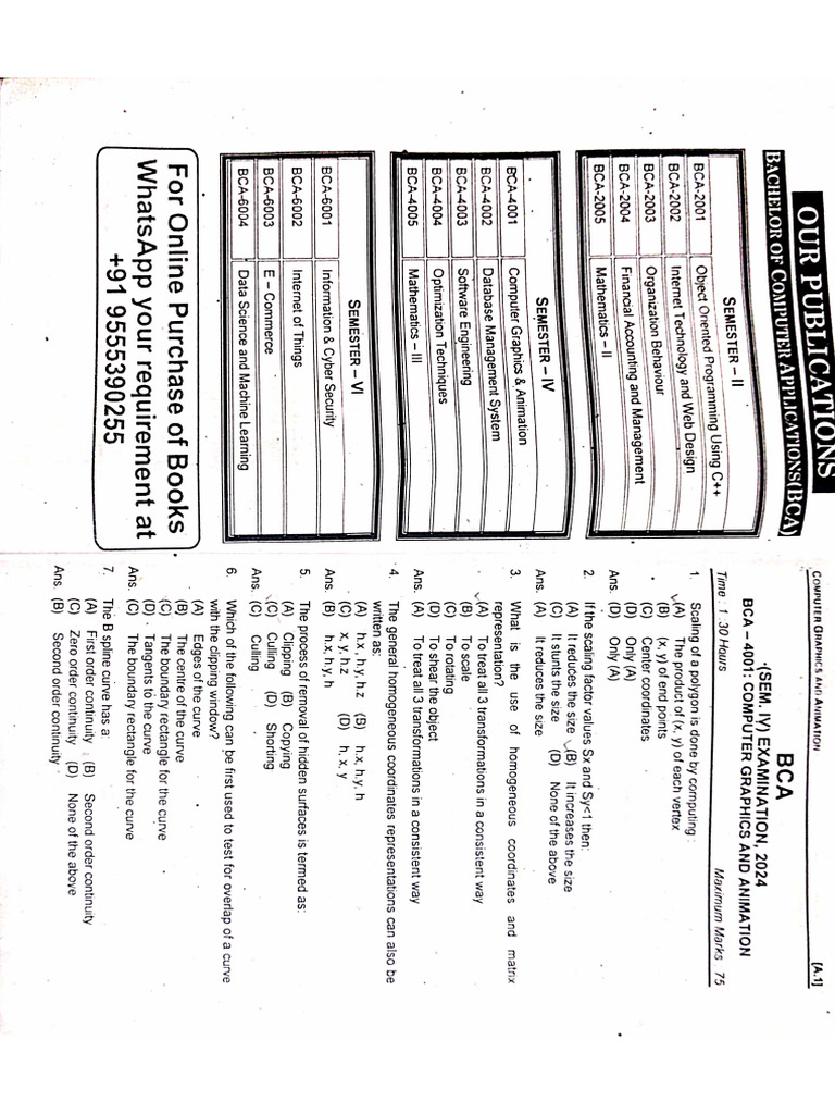 Computer Graphics | PDF