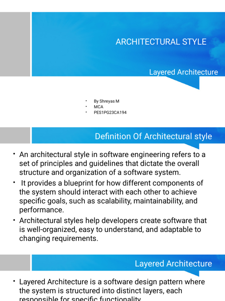 Layered Architecture | PDF