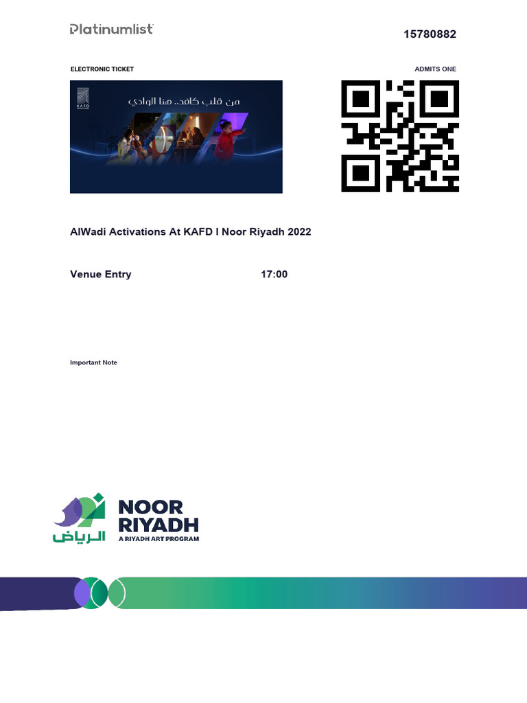 Alwadi Activations at Kaf 1 of 1 | PDF | Ephemera