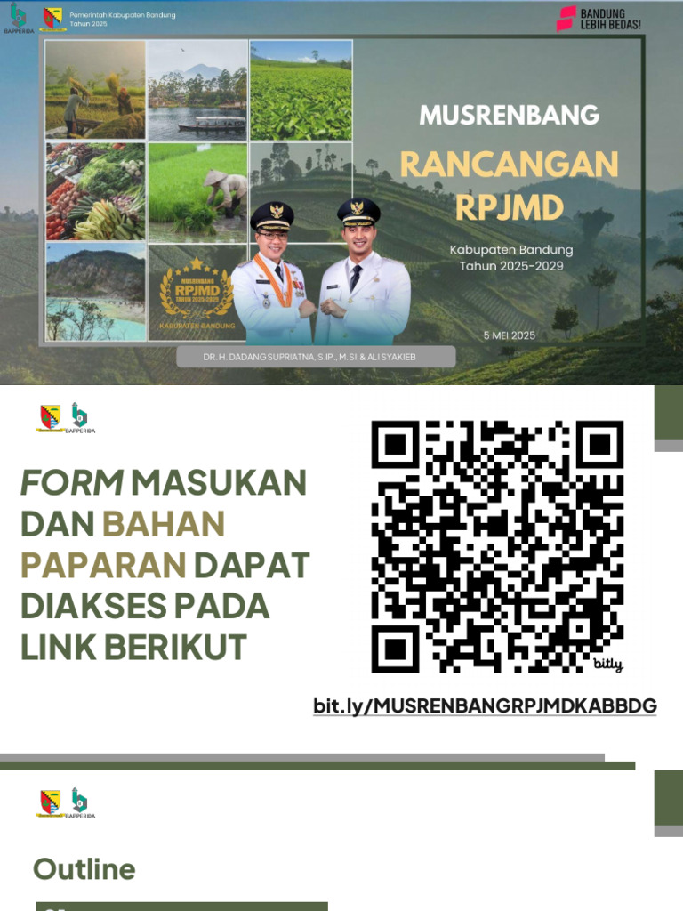 Bahan Paparan Musrenbang RPJMD 2025-2029 | PDF