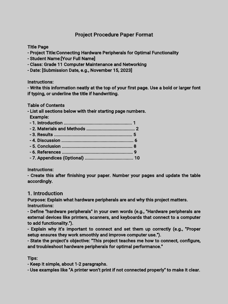 Connecting Hardware Peripherals Guide | PDF