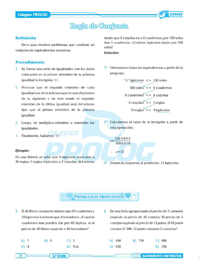 Regla Conjunta | PDF