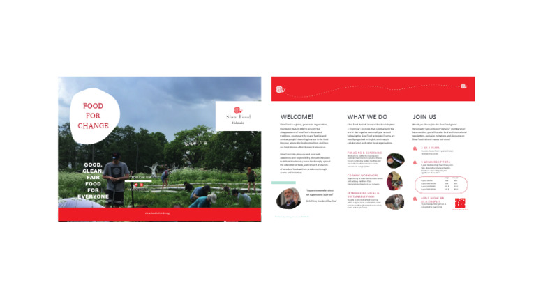 Slowfood Brochure Garden | PDF | Food Politics | Natural Environment