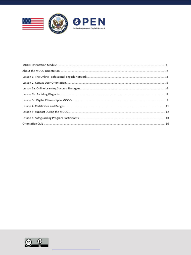 MOOC Orientation Module Downloadable Packet 2025 | PDF | Educational Technology | Massive Open ...