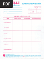 BAYLEY-III Cuadernillo de Anotación | PDF