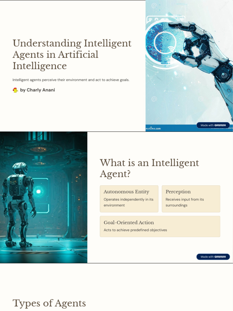 Understanding Intelligent Agents in Artificial Intelligence | PDF | Artificial Intelligence ...