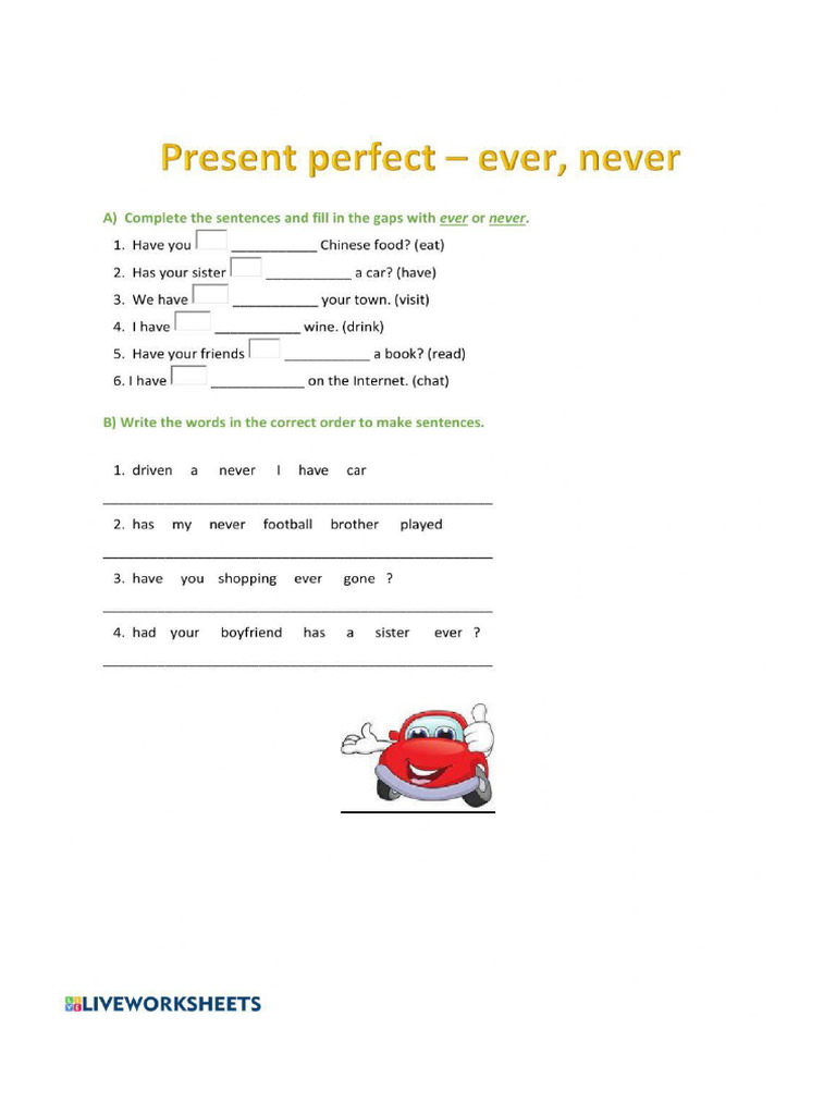 W3-Ever and Ever Worksheet | PDF