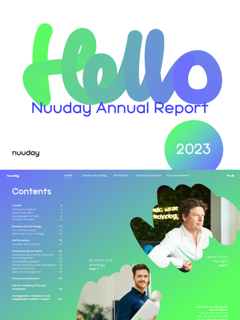 Nuuday Annual Report 2023 | PDF | Expense | Brand