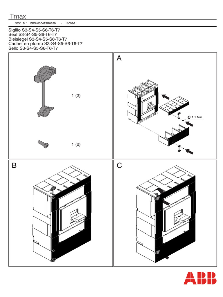 Seal Specifications for T7 S3 Series | PDF