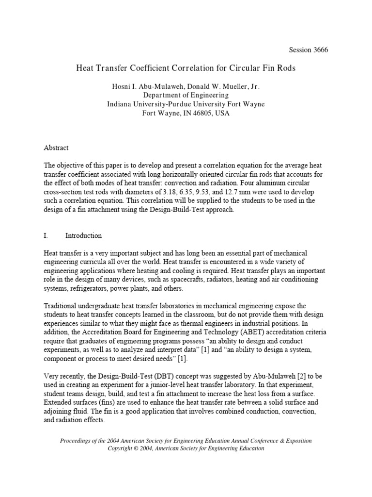 heat-transfer-coefficient-correlations-for-fin-rods (1) | PDF | Heat ...