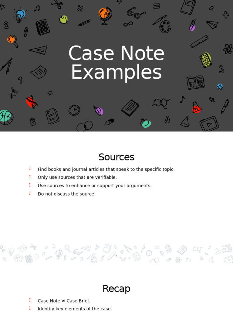 Case Note Examples | PDF | Copyright Infringement | Precedent