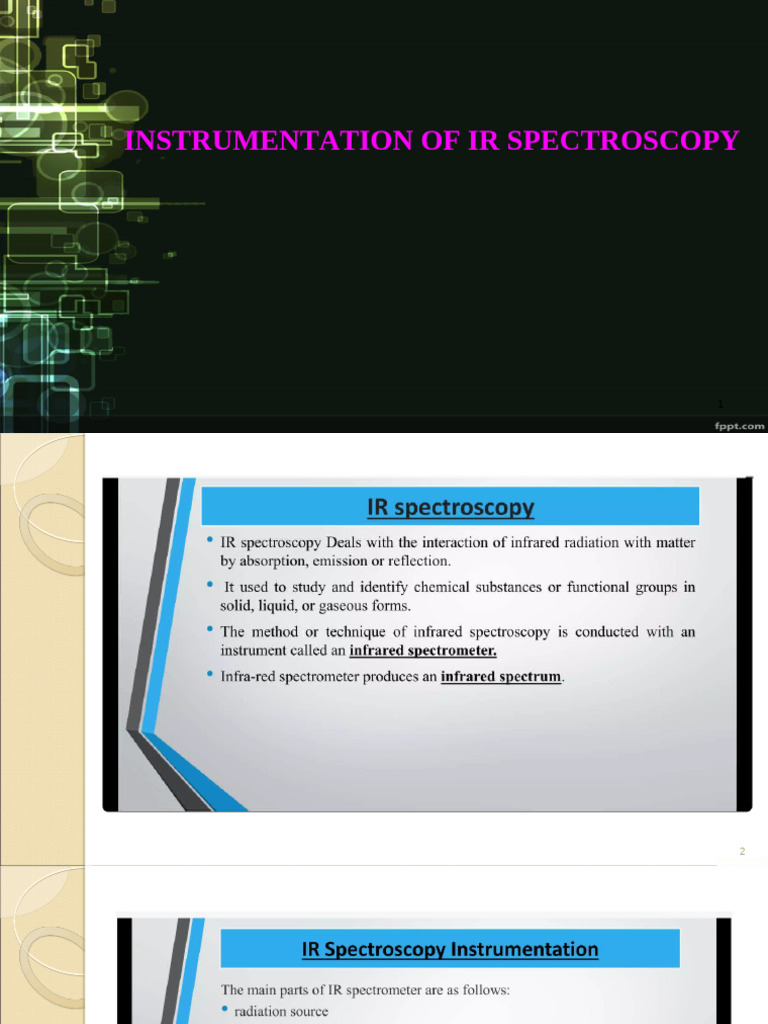 Instrumentation of IR Spectros | PDF