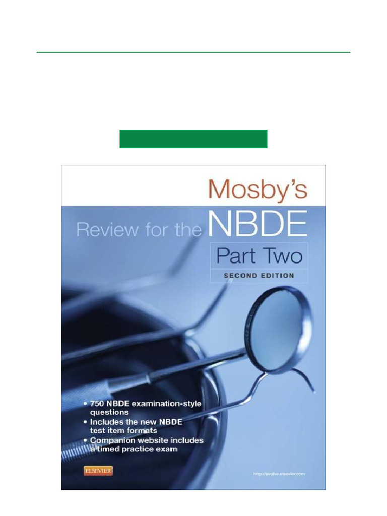 Mosby's Review For The NBDE Part II - 2nd Edition Entire Ebook Download ...