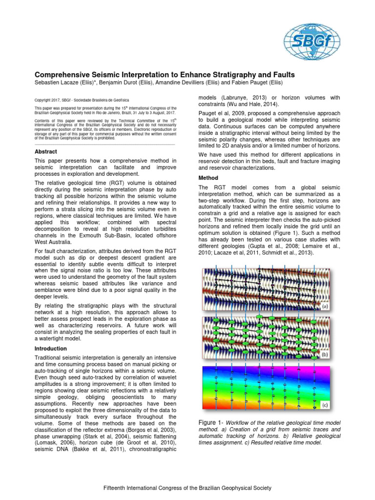 Seismic Interpretation for Stratigraphy | PDF | Wavelet | Convolution