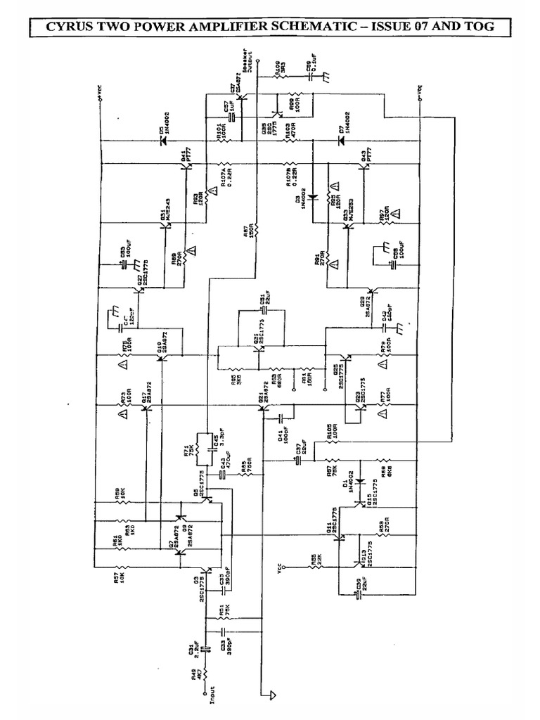 Cyrus TWO Power Amp Section Iss 7 (Old) | PDF