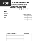 PLE SST 2024-A Revised Past Paper Guides | PDF