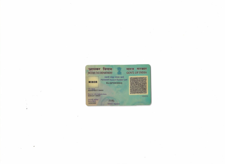 Aman Pan Card | PDF