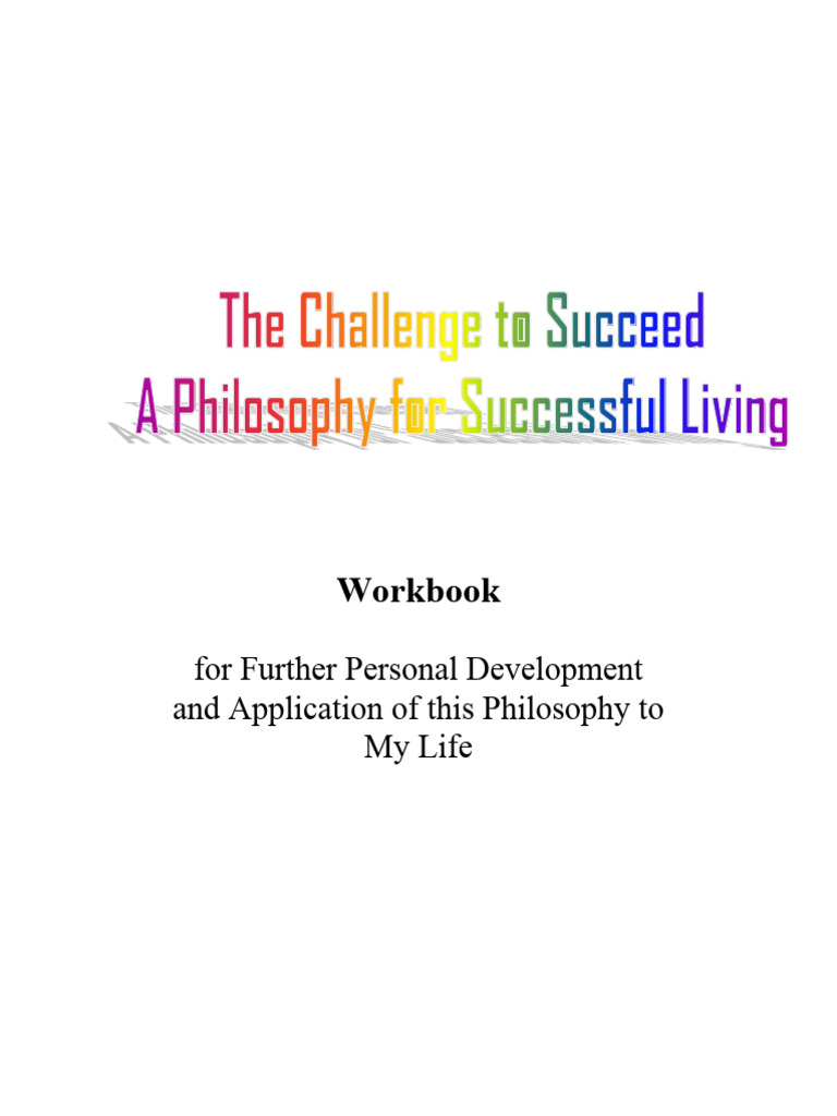 Jim Rohn The Challenge To Succeed - A Philosophy For Successful Living ...