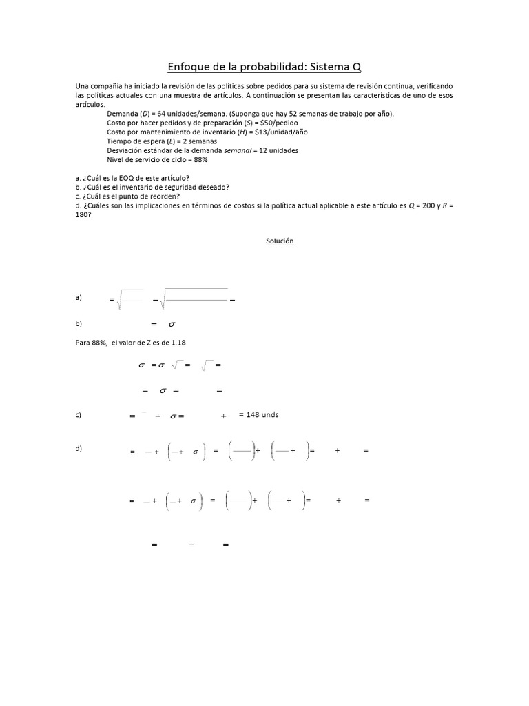 Ejemplos Enfoque de La Probabilidad | PDF