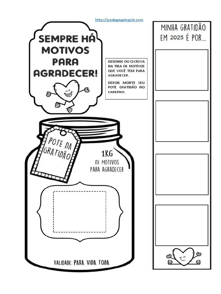 Pote de Gratidão | PDF