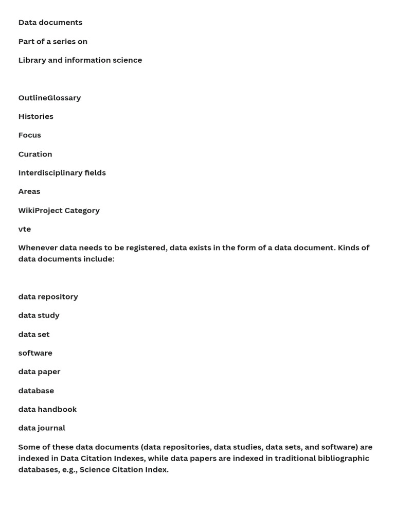 Understanding Data Documents and Longevity | PDF