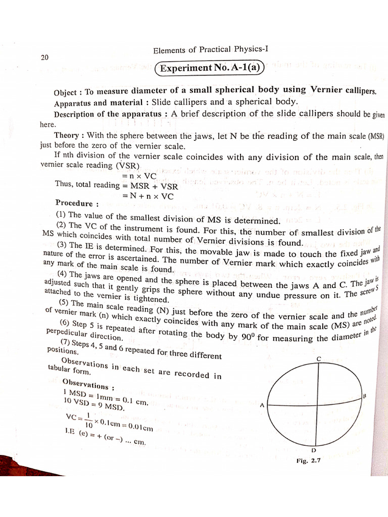 Physics Lab Manual 2025 | PDF