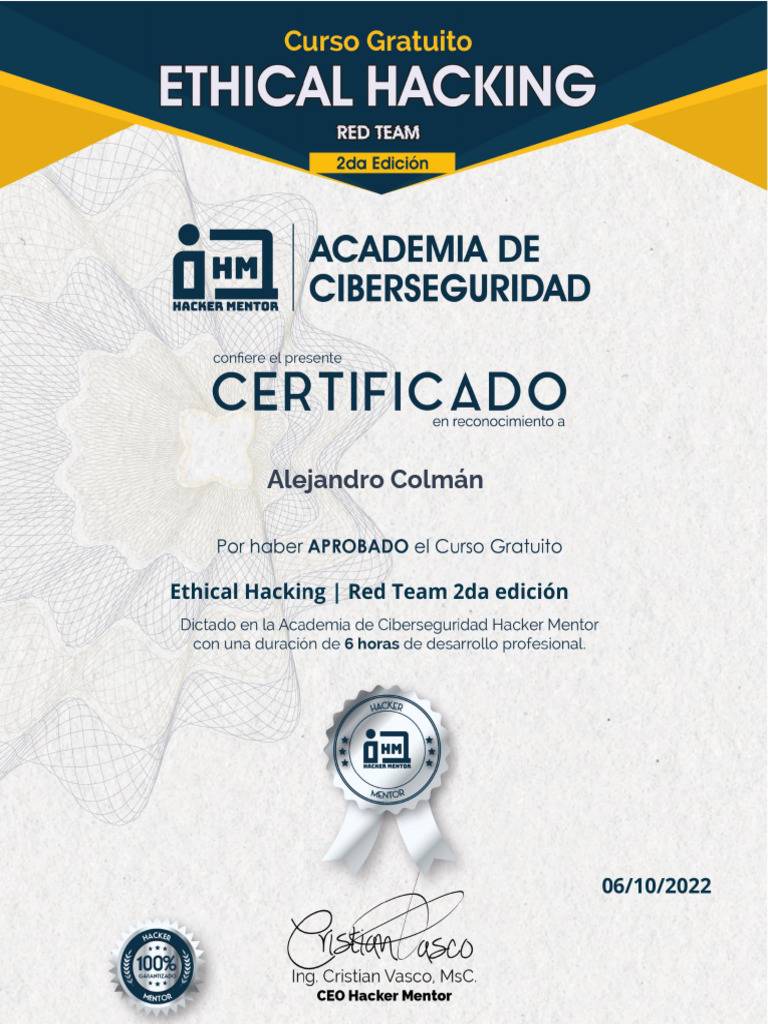Hacker Mentor Red Team PDF | PDF