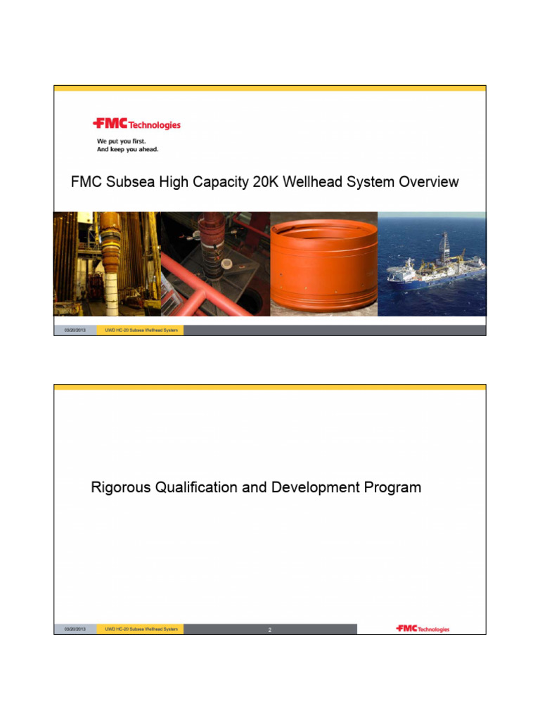 Subsea Wellhead System - FMC Technologies | PDF | Casing (Borehole)