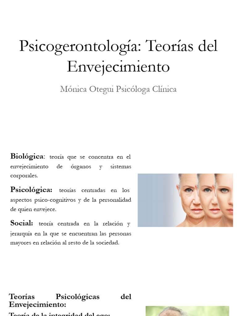 Teorias Del Envejecimiento | PDF