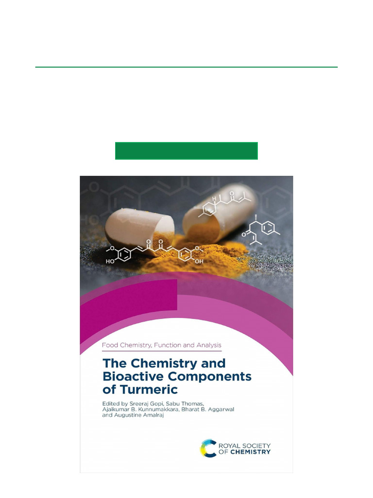 The Chemistry and Bioactive Components of Turmeric - 1st Edition Direct ...