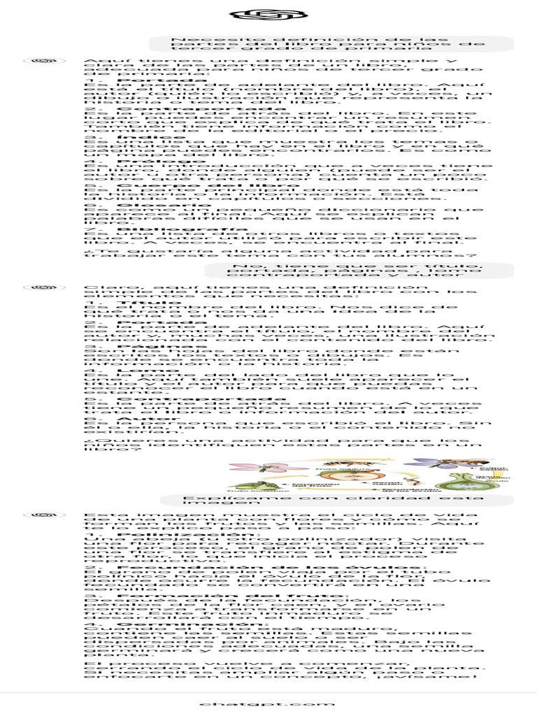 Partes Del Libro | PDF