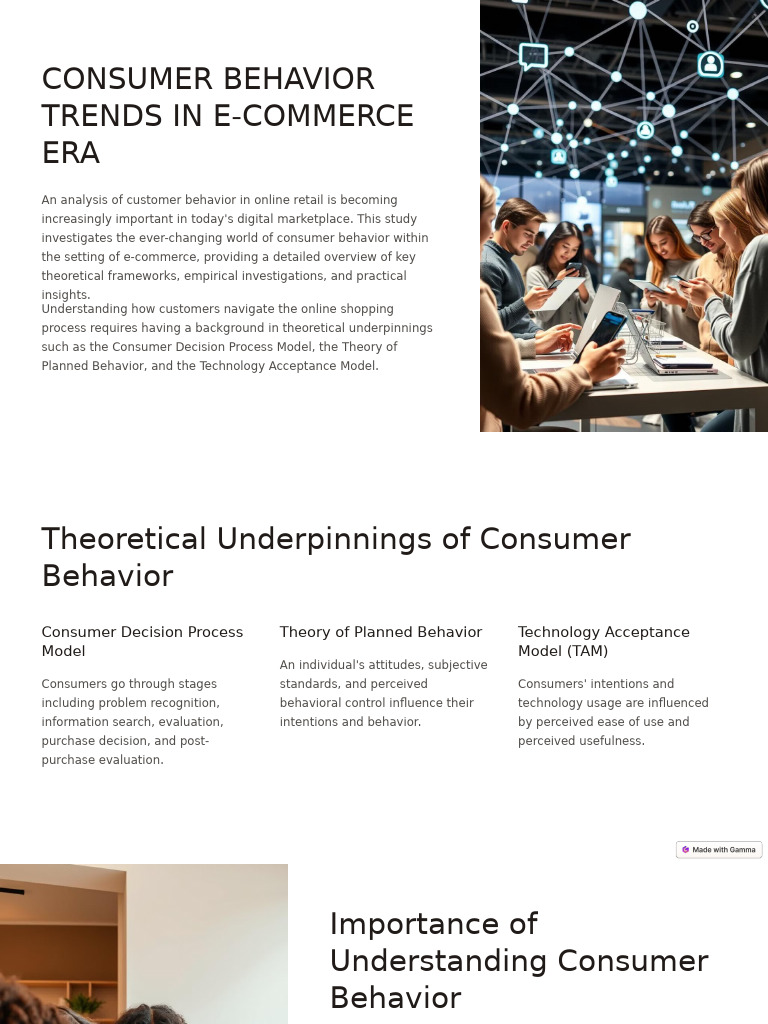 E-Commerce Consumer Behavior Insights | PDF | Consumer Behaviour | Behavior