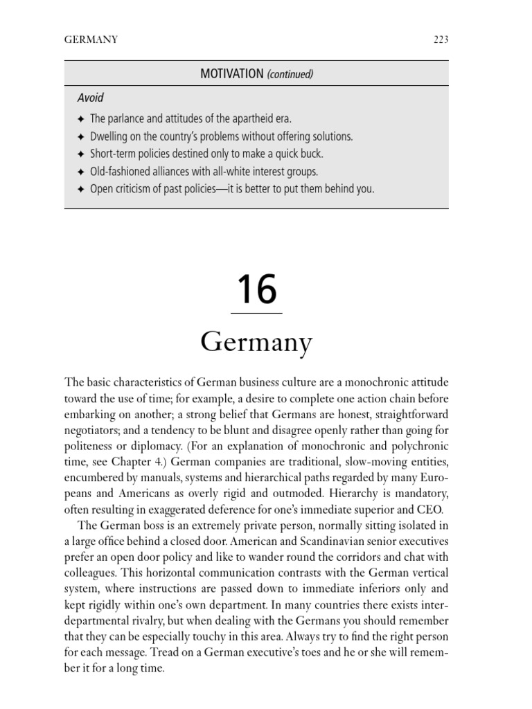 Understanding German Business Culture | PDF | Austria | Austria Hungary
