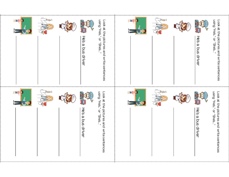 Printable Activity - Jobs - Shine On Plus 3 | PDF