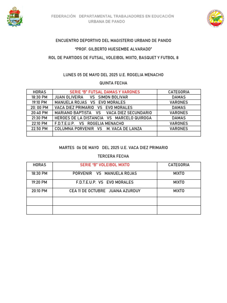 Fixchure 5 de Mayo | PDF