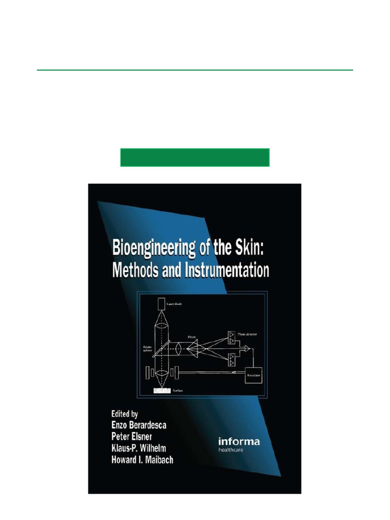Bioengineering of the Skin: Methods & Tools | PDF | Capacitor | Dielectric