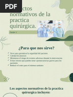 Normas y Reglas en Unidad Quirúrgica | PDF | Enfermería | Teatro operando