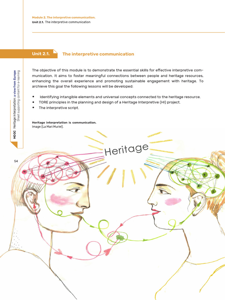Unit 2.1 The interpretive communication (general overview of the module ...