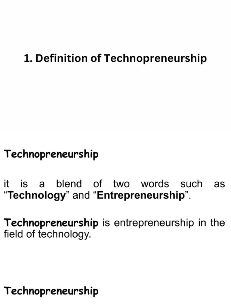 Techno Preneur Ship | PDF