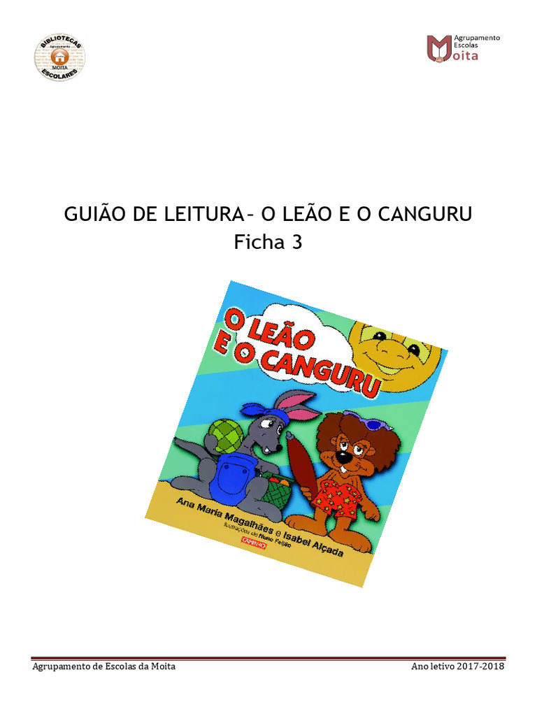 Guiao-Leao Canguru-Ficha 3 | PDF