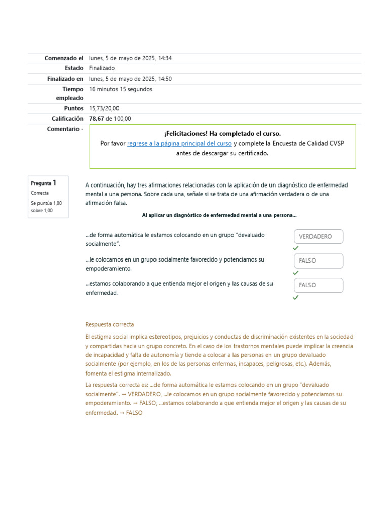 Curso 1 | PDF | Trastorno mental | Burnout ocupacional