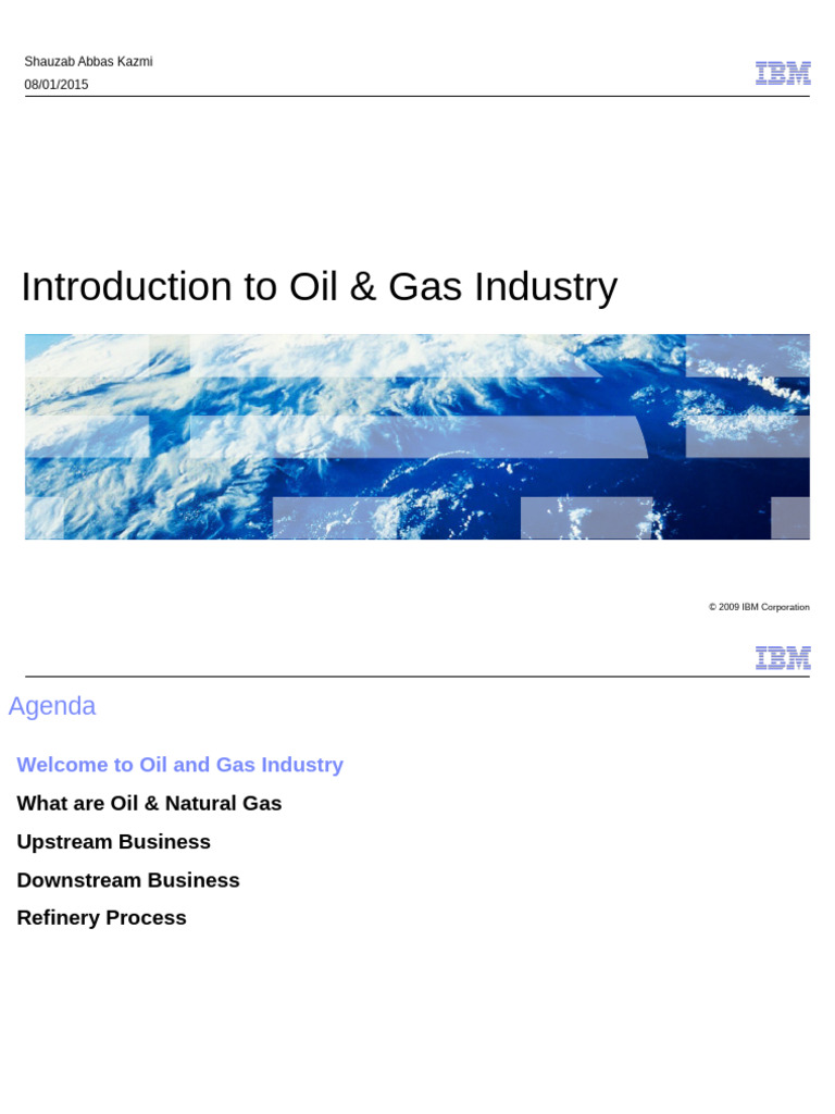 Introduction To Oil Industry | PDF | Oil Refinery | Cracking (Chemistry)