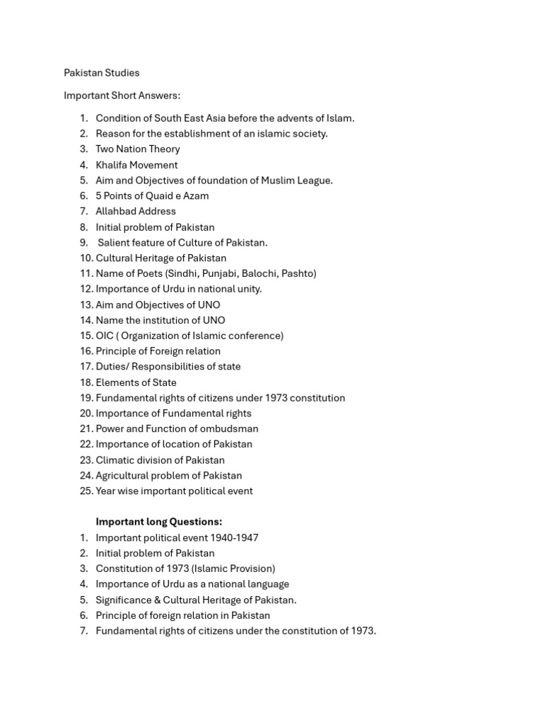 Importent PST | PDF
