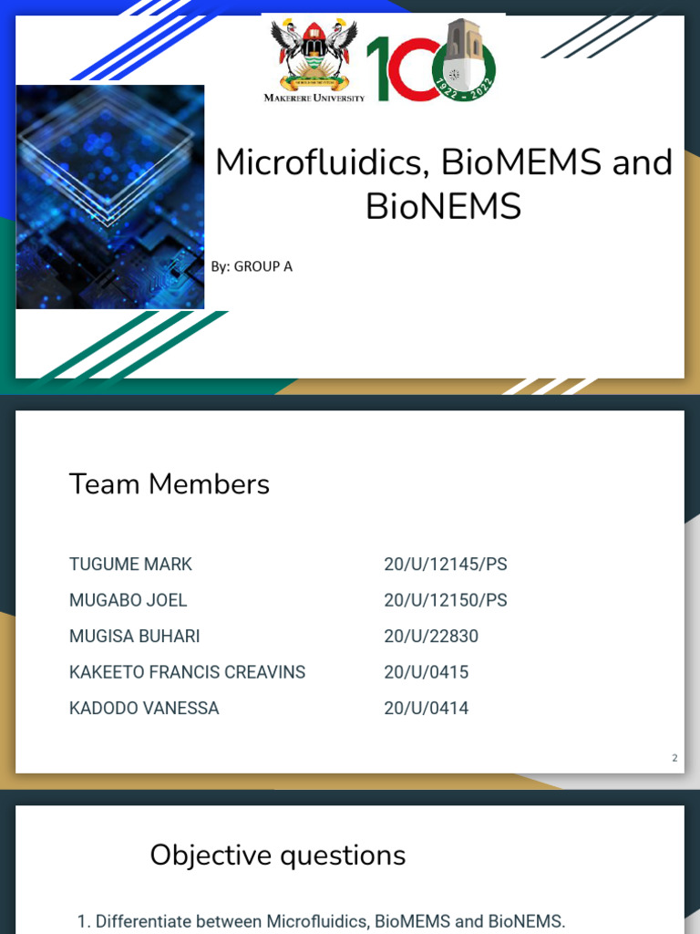 BIOMEMS PRESENTATION.pptx (1) | PDF | Microfluidics | Turbulence